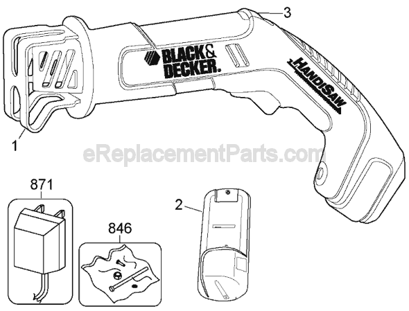 Blade Clamp 582593-00 - OEM Black and Decker - eReplacementParts.com