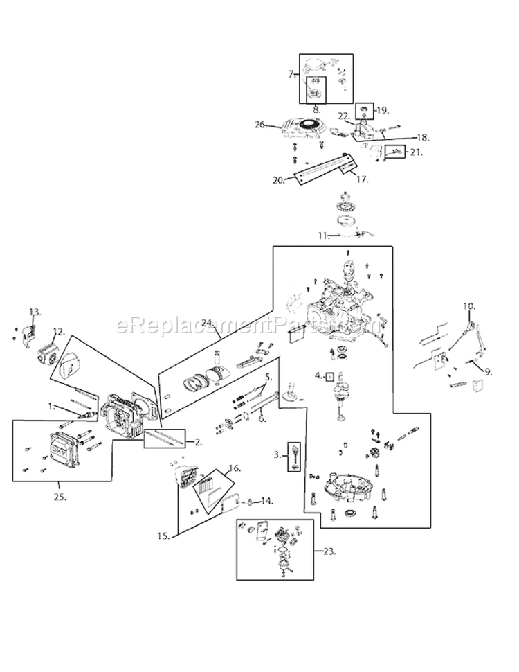 Carburetor 951-14238 - OEM Yard Machines - eReplacementParts.com
