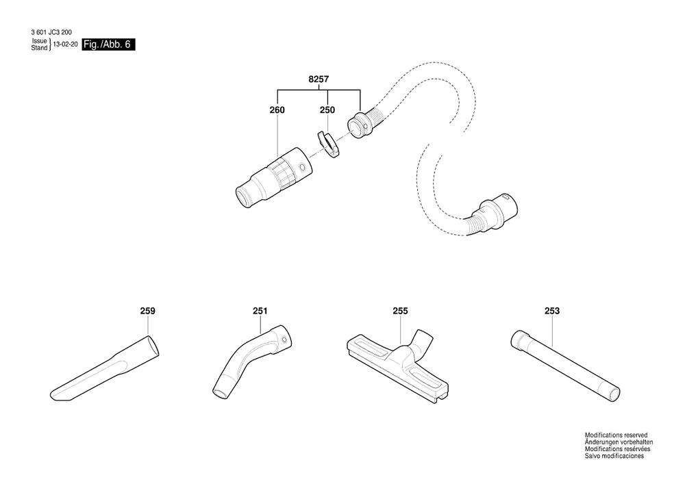 SUCTION PIPE 2609200497 - OEM Bosch - eReplacementParts.com
