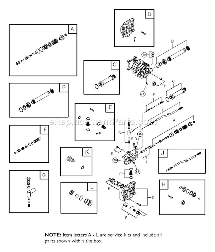 Kit, Outlet,anodized 190589GS - OEM Craftsman - eReplacementParts.com