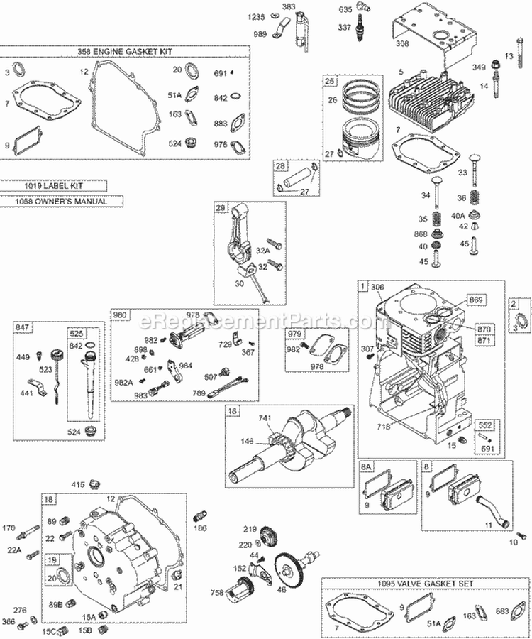 Rod-connecting 490348 - OEM Briggs and Stratton - eReplacementParts.com