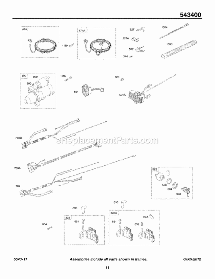 Solenoid-Starter 84008635 - OEM Briggs and Stratton - eReplacementParts.com