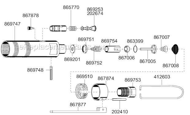 Shut-Off Valve 869751 - OEM Cleco - eReplacementParts.com