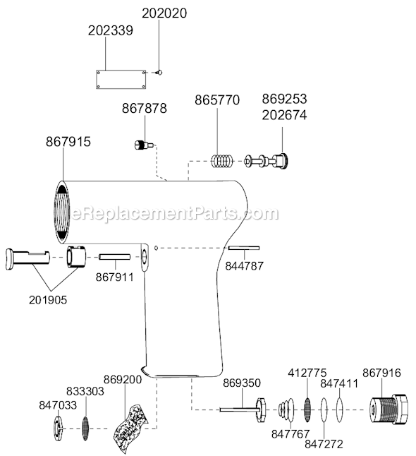Throttle Valve 869350 - OEM Cleco - eReplacementParts.com