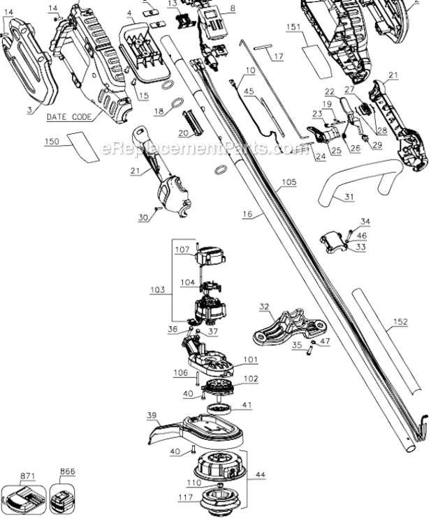 Replacement Spool 90599025 - OEM DeWALT - eReplacementParts.com