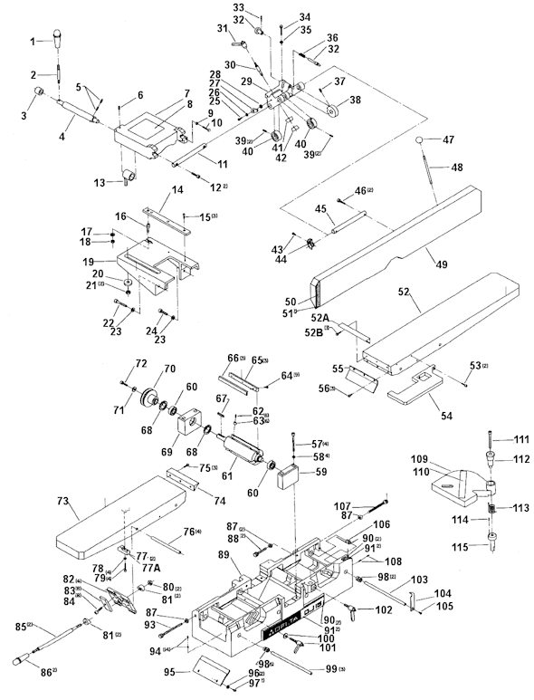 Jointer Knives (3 Pack) 37-658 - OEM Delta - eReplacementParts.com