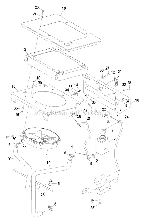 OEM Exmark 109-2739 Chute, Discharge LZ - eReplacementParts.com