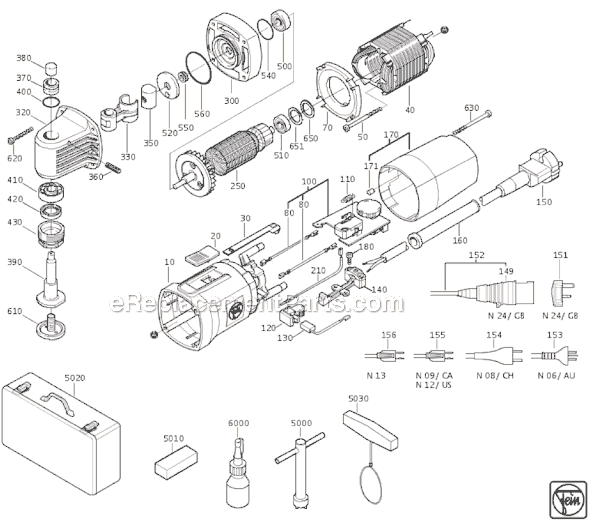 El.Speed Controller 30762219027 - OEM Fein - eReplacementParts.com