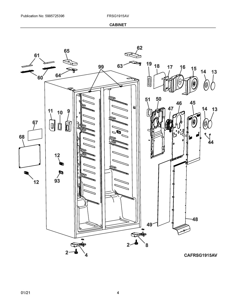 SWITCH 5304525387 - OEM Frigidaire - eReplacementParts.com
