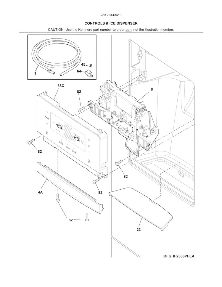 Water Inlet Tube 218976435 - OEM Frigidaire - eReplacementParts.com