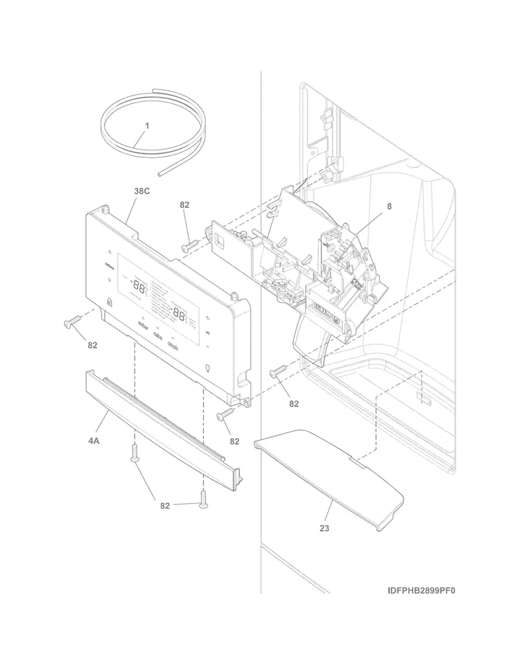 USER INTERFACE 5304527930 - OEM Frigidaire - eReplacementParts.com
