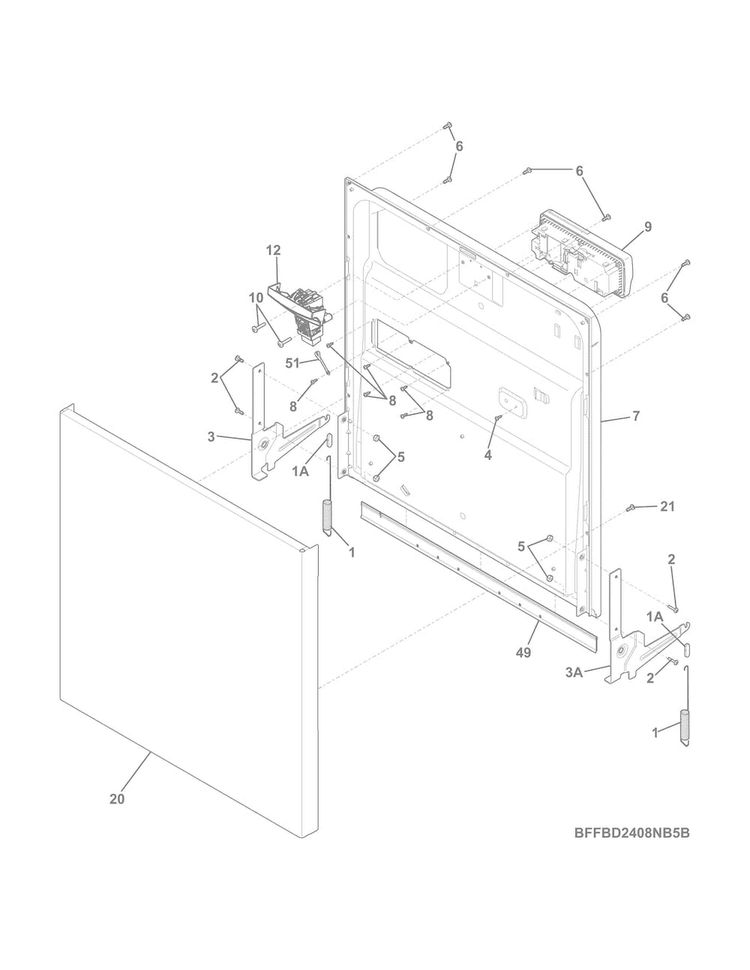 LATCH ASSEMBLY 5304525219 - OEM Frigidaire - eReplacementParts.com
