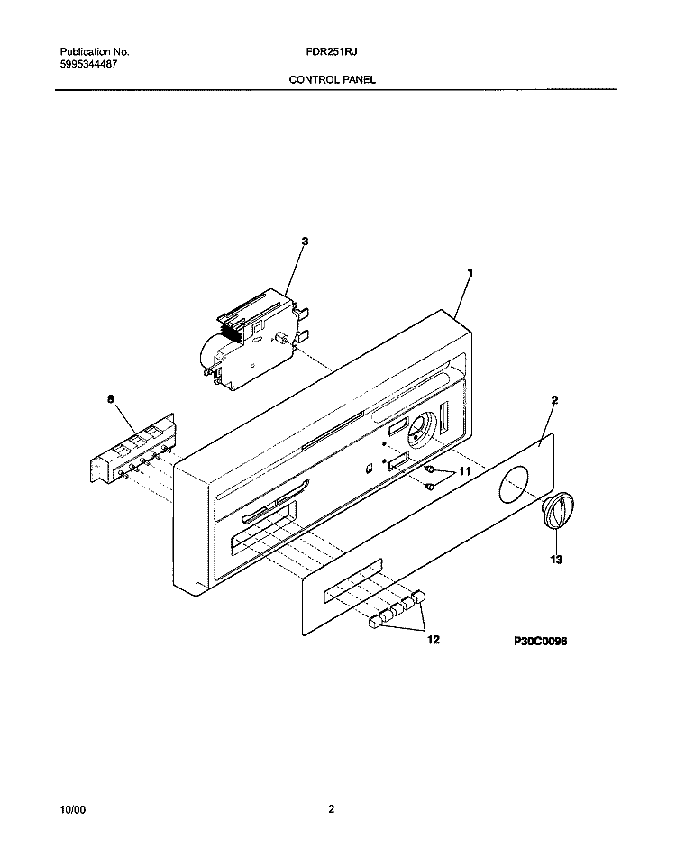 PANEL 154357602 - OEM Kenmore - eReplacementParts.com