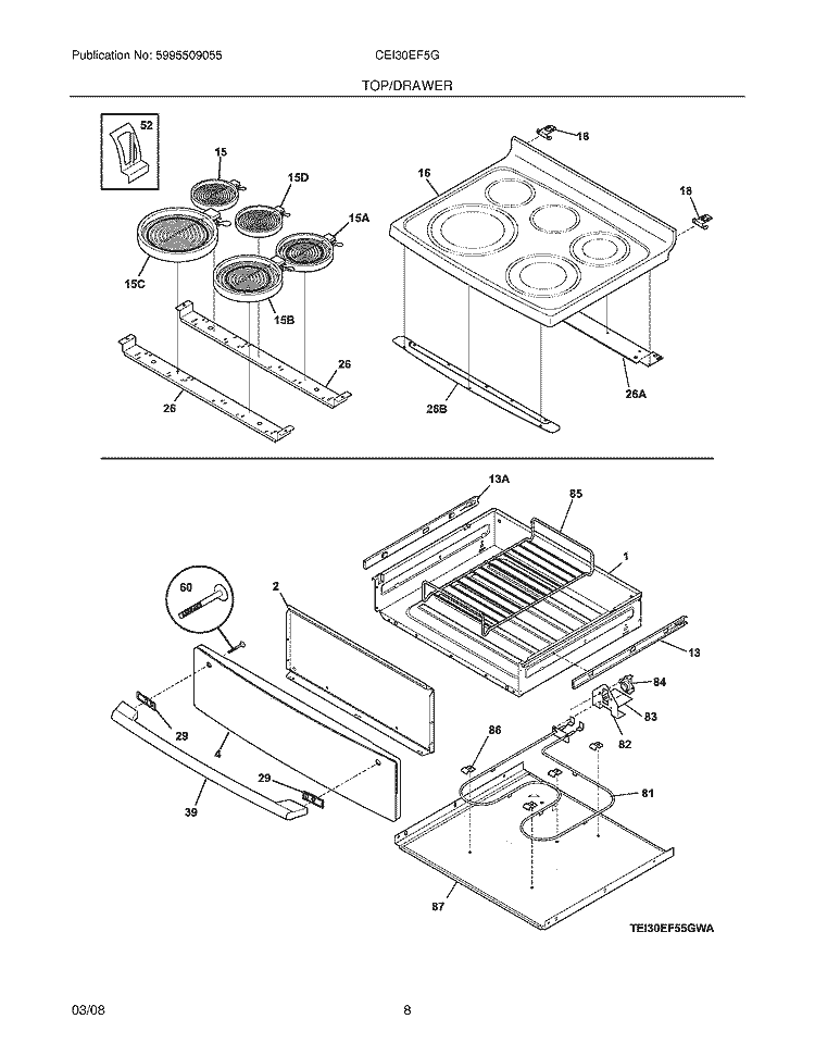 ELEMENT 5304533520 - OEM Frigidaire - eReplacementParts.com