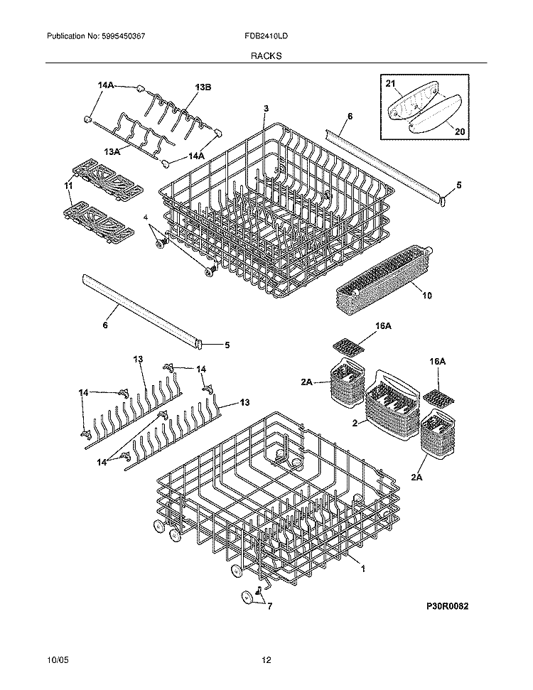 RACK ASSEMBLY 5304532969 - OEM Frigidaire - eReplacementParts.com