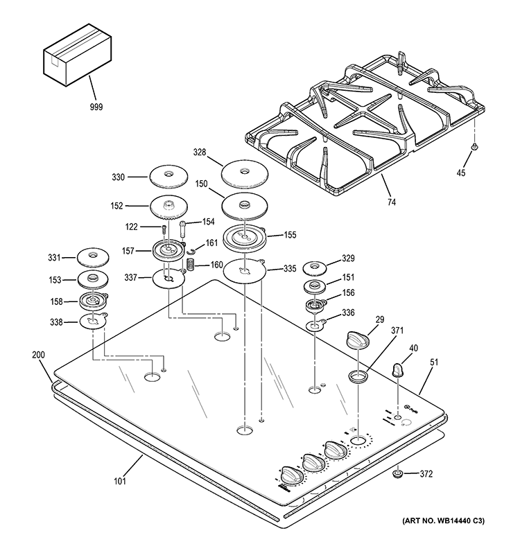 KIT CONVERSION (BUTANE) WB28T10228 - OEM General Electric ...