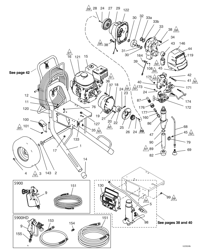 Kit, Repair, Cover, Drive, 590 16Y748 - OEM Graco - eReplacementParts.com