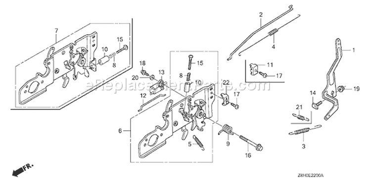 Base- Control 16580-ZM0-030 - OEM Honda - eReplacementParts.com