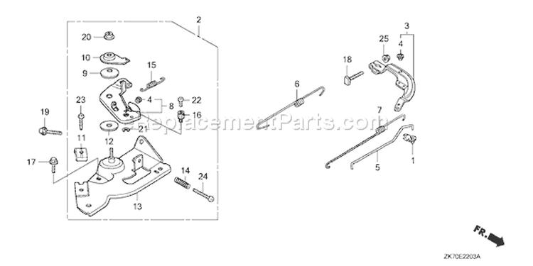 Joint- Rod 16263-883-W10 - OEM Honda - eReplacementParts.com