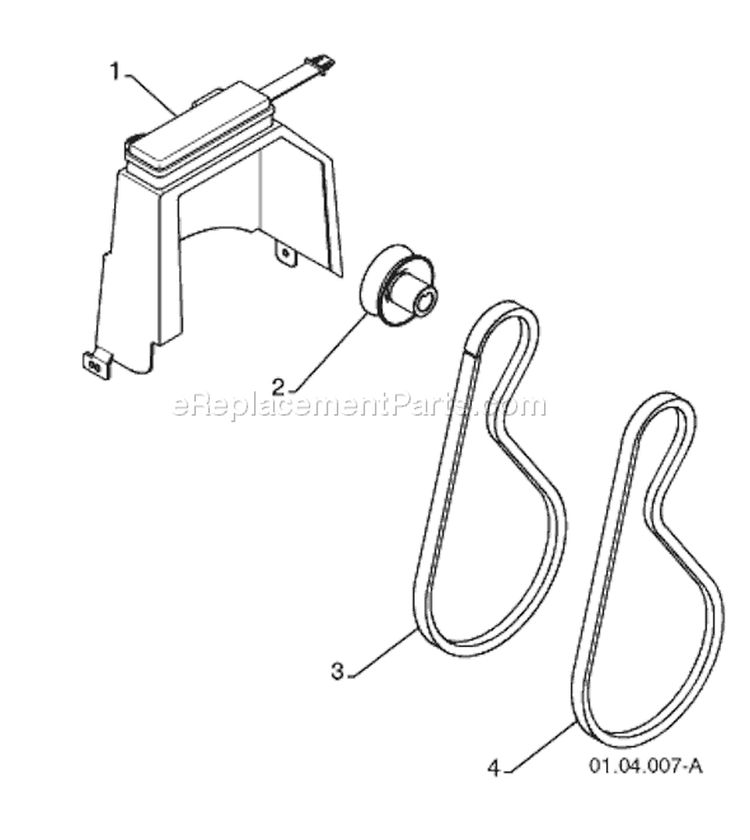 Snow Blower Traction Belt 532419744 - OEM Husqvarna - eReplacementParts.com