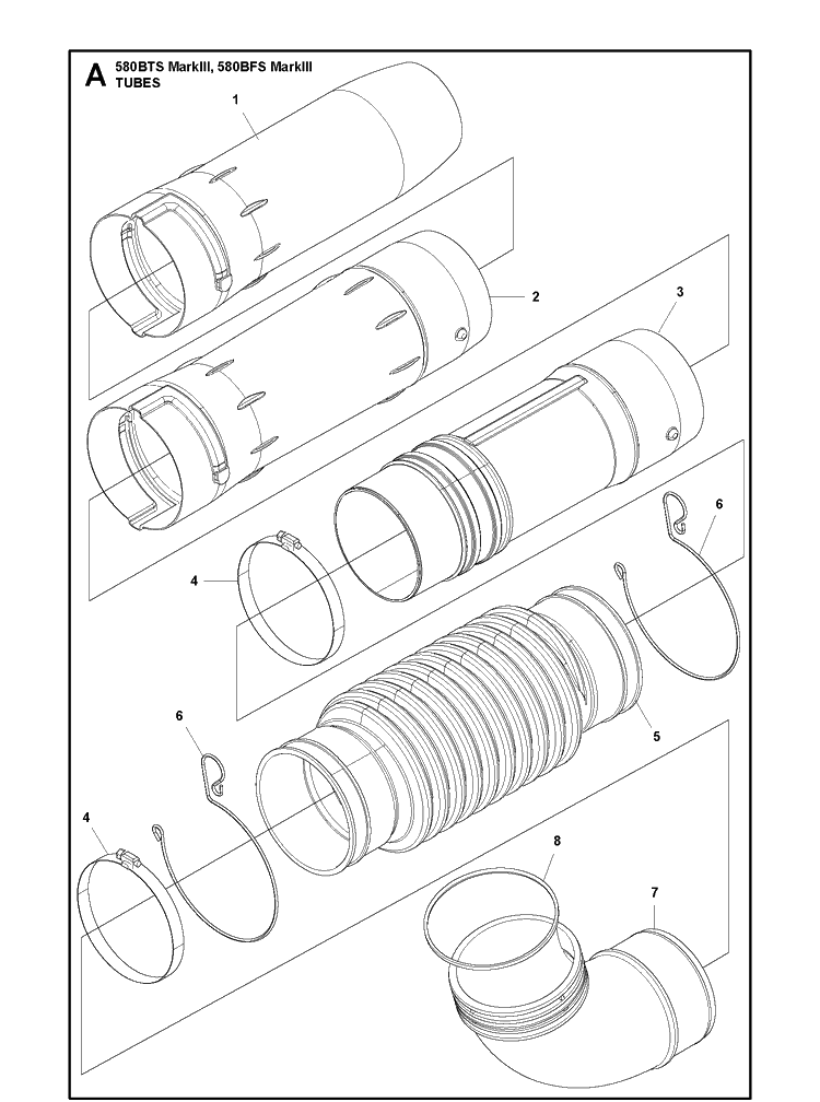 Hose 593854001 - OEM Husqvarna - eReplacementParts.com