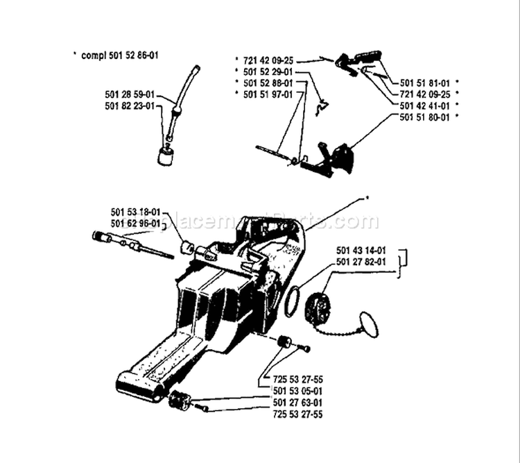 Fuel Hose 501285902 - OEM Husqvarna - eReplacementParts.com