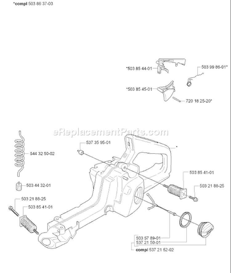 Throttle Lock 503854401 - OEM Husqvarna - eReplacementParts.com