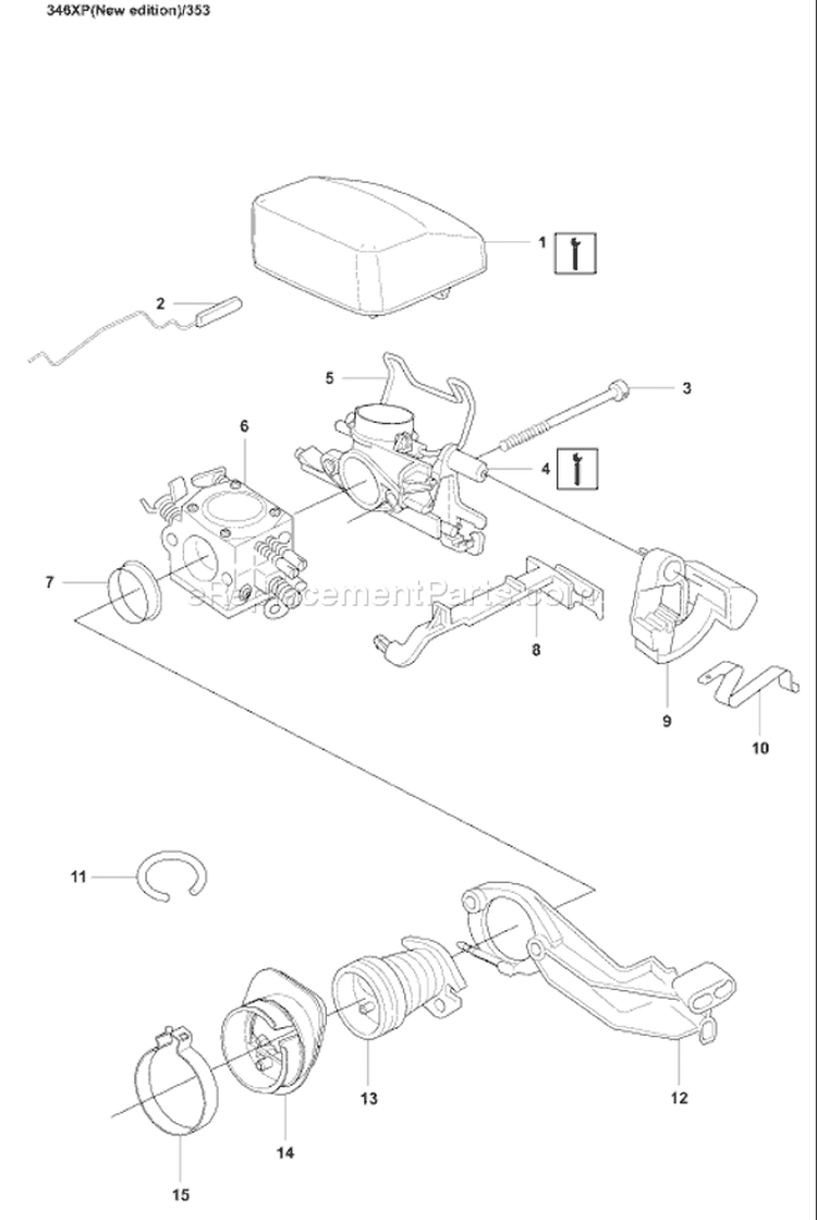 Air Filter 537264903 - OEM Husqvarna - eReplacementParts.com