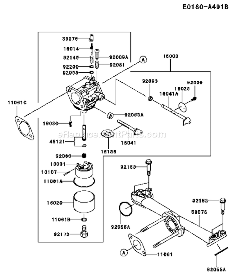 Washer 92200-7014 - OEM Kawasaki - eReplacementParts.com
