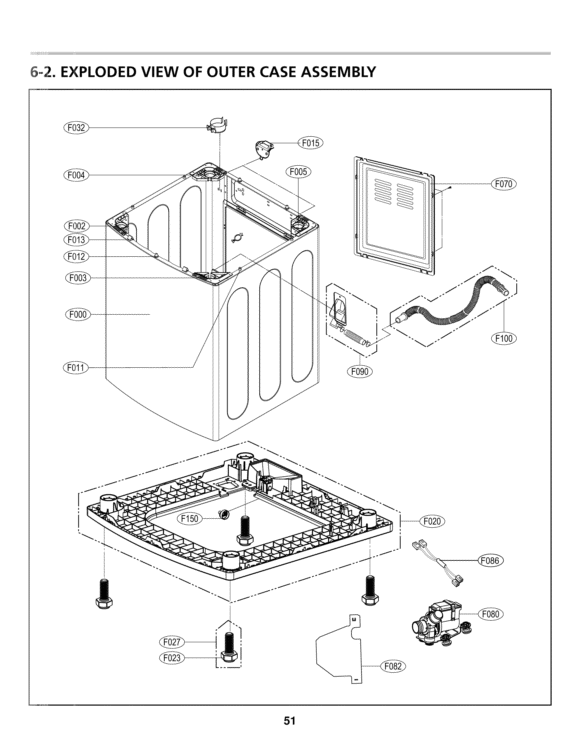 Washer Drain Pump Assembly 5859EA1004P - OEM LG - eReplacementParts.com