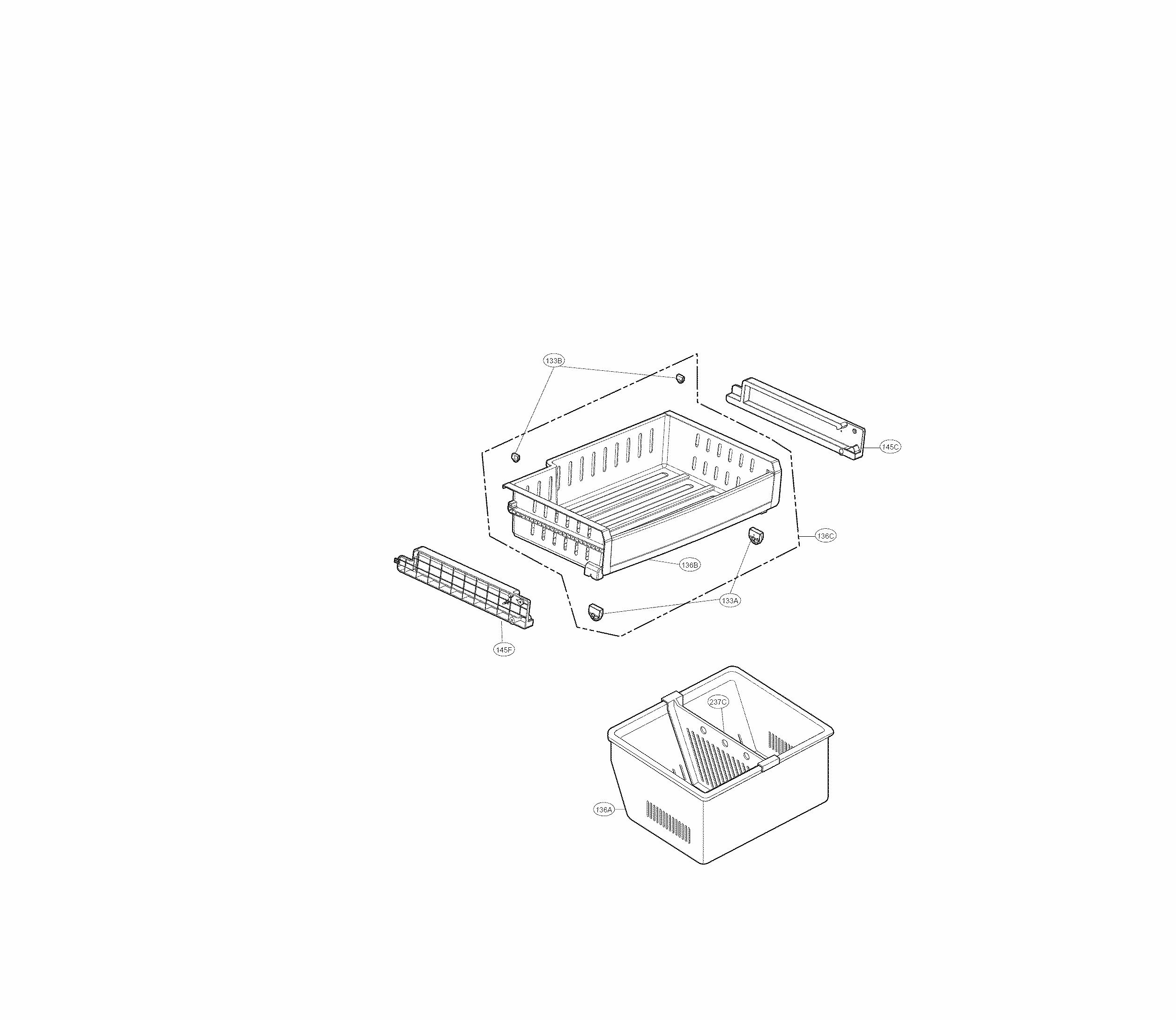 TRAY,DRAWER MJS62931902 - OEM LG - eReplacementParts.com