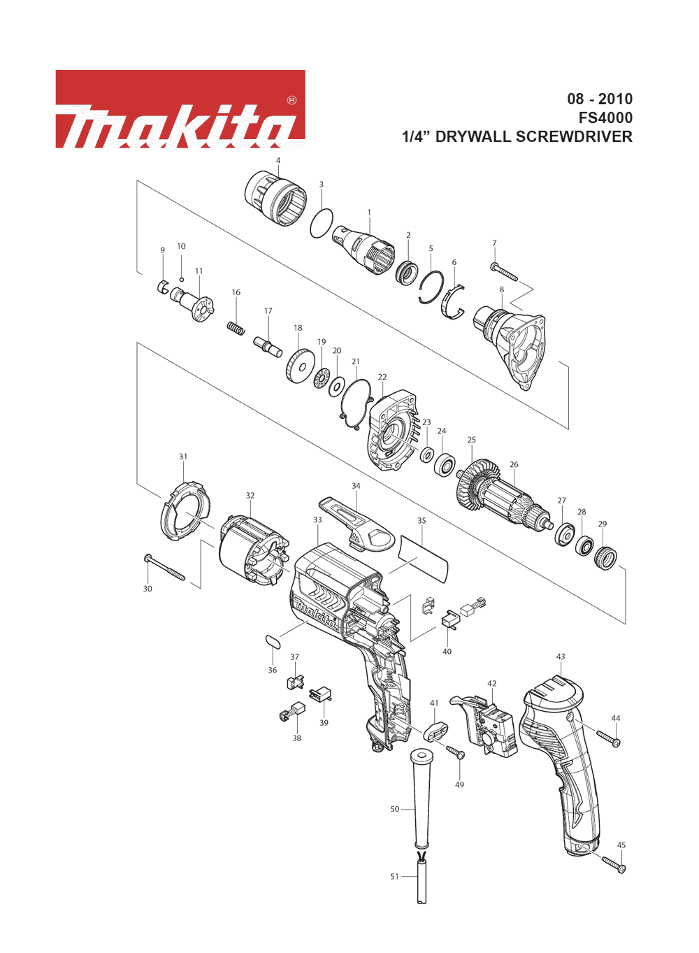 Nose Cone Assembly 197024-6 - OEM Makita - eReplacementParts.com