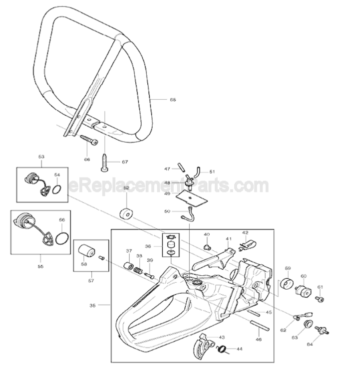 Rubber Buffer 965-403-430 - OEM Makita - eReplacementParts.com