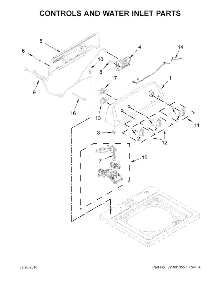 Water Inlet Valve Assembly W11210463 - OEM Whirlpool ...