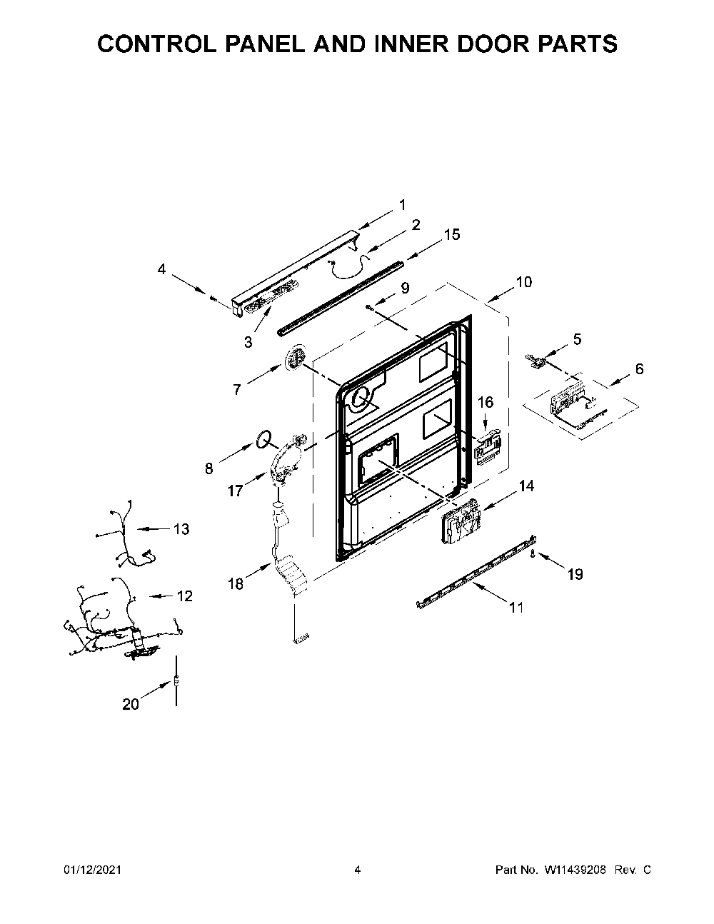 DISPENSER W11412300 - OEM Whirlpool - eReplacementParts.com