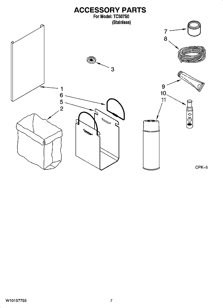 Trash Compactor Bag Handle WP777108 - OEM Whirlpool - eReplacementParts.com