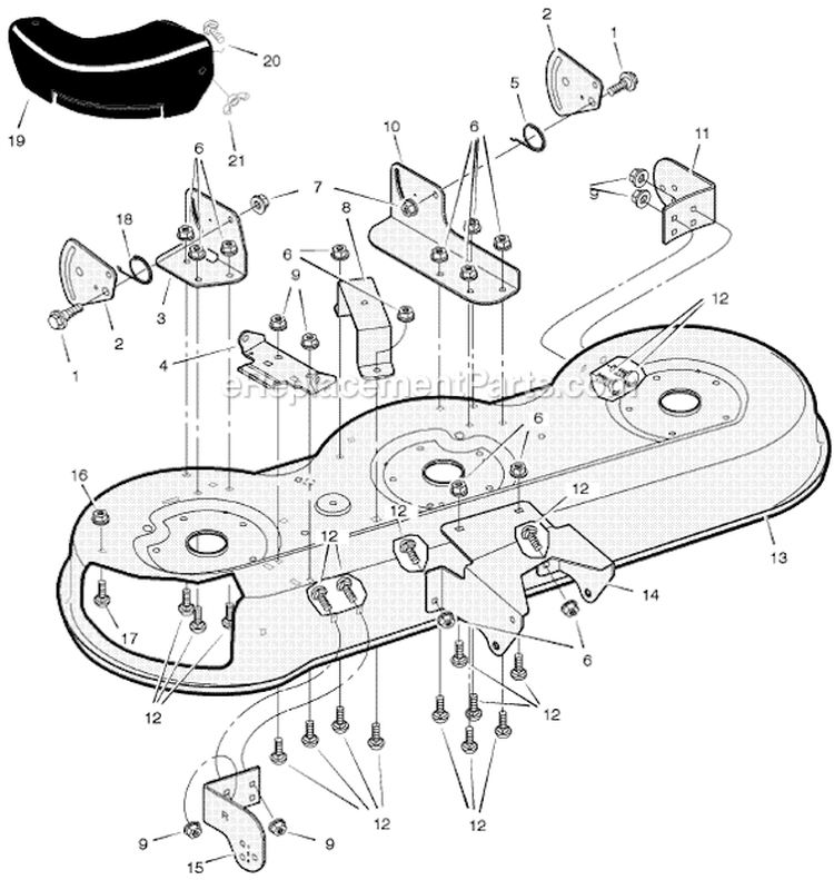 Cover 46 Mulch (5663 95086MA - OEM Murray - eReplacementParts.com