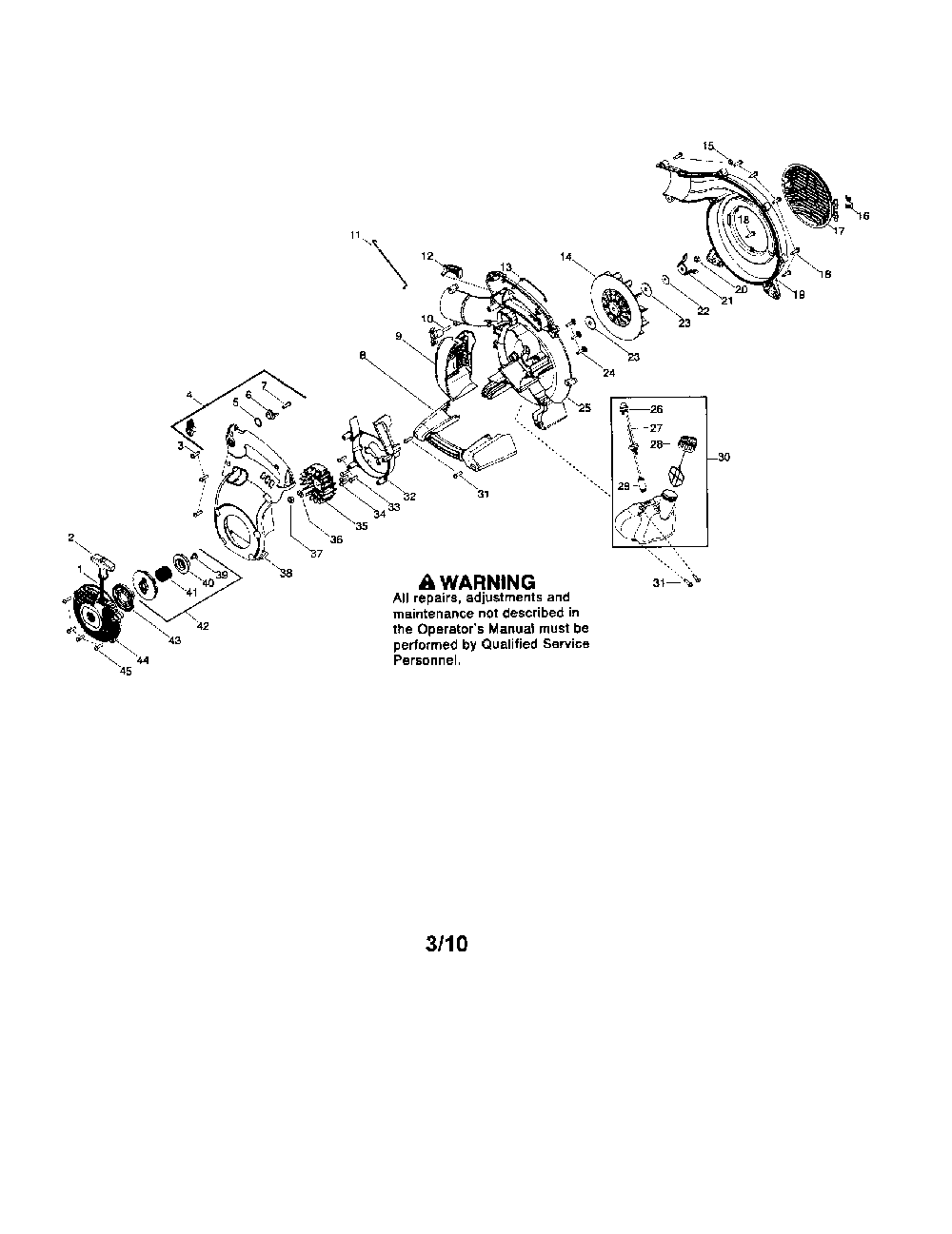 IMPELLER ASSEMBLY HUB DELTA 581449403 - OEM Husqvarna ...