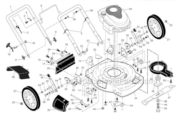Deflector, Discharge 583077101 - OEM Poulan - eReplacementParts.com