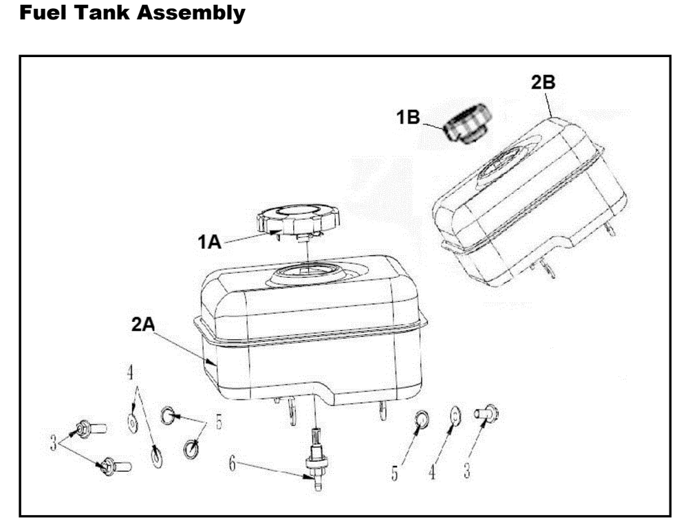 Fuel Tank Cap, 79cc Edger Hori A202712 - OEM Powermate ...