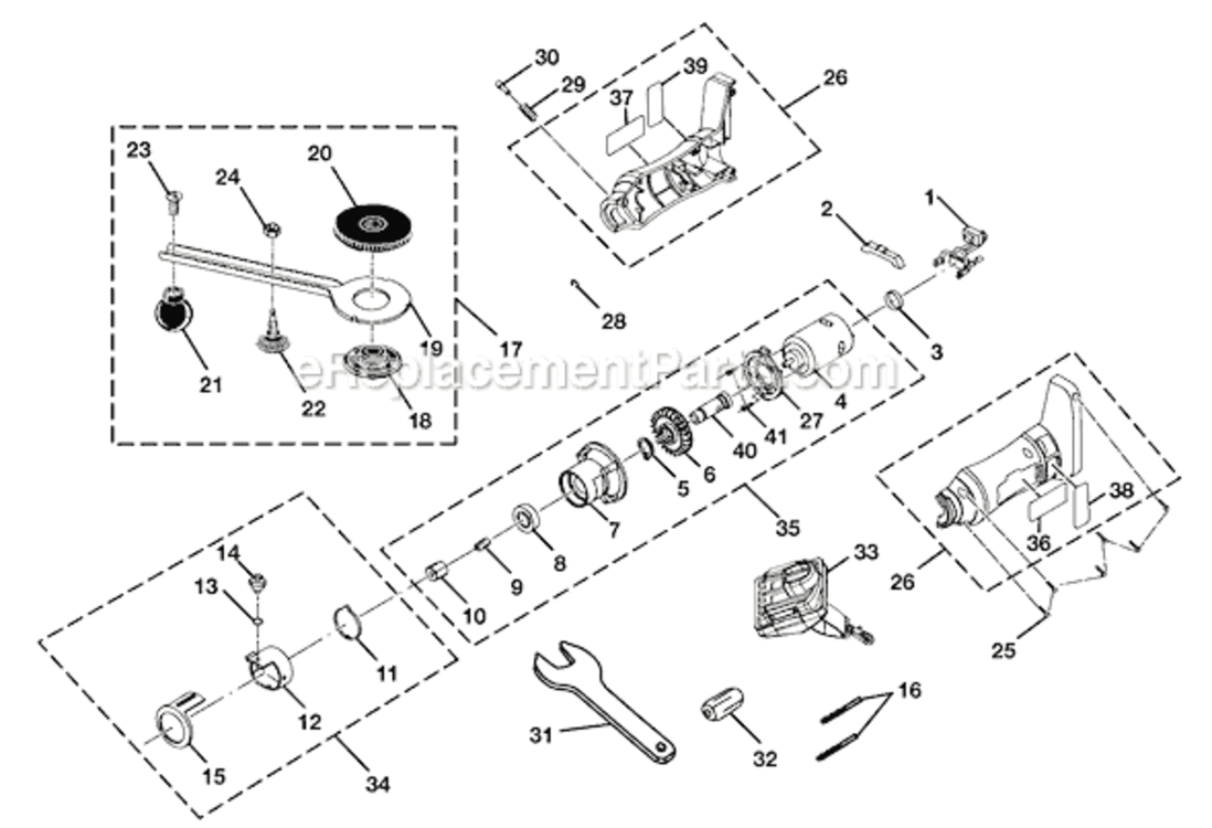Switch Assembly 270011090 - OEM Ryobi - eReplacementParts.com