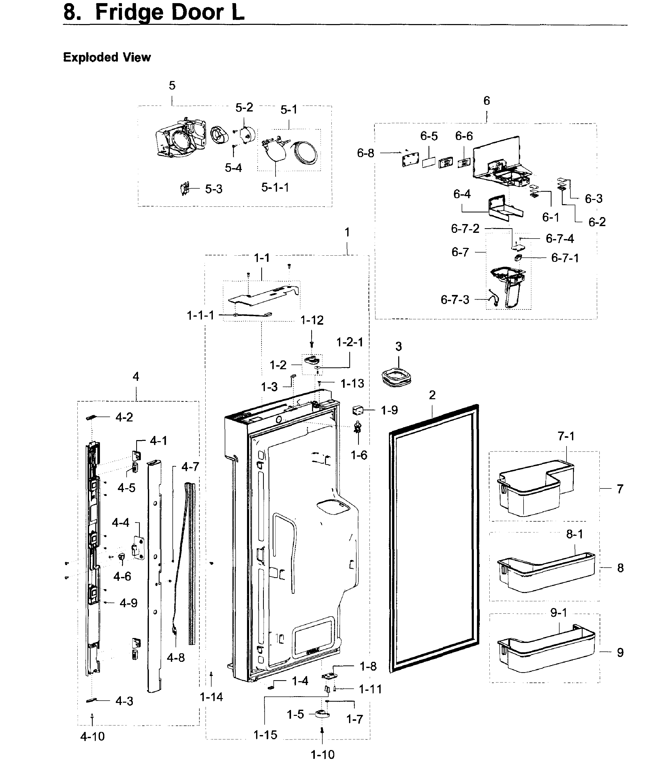 Dispenser Guard DA63-08012A - OEM Samsung - eReplacementParts.com