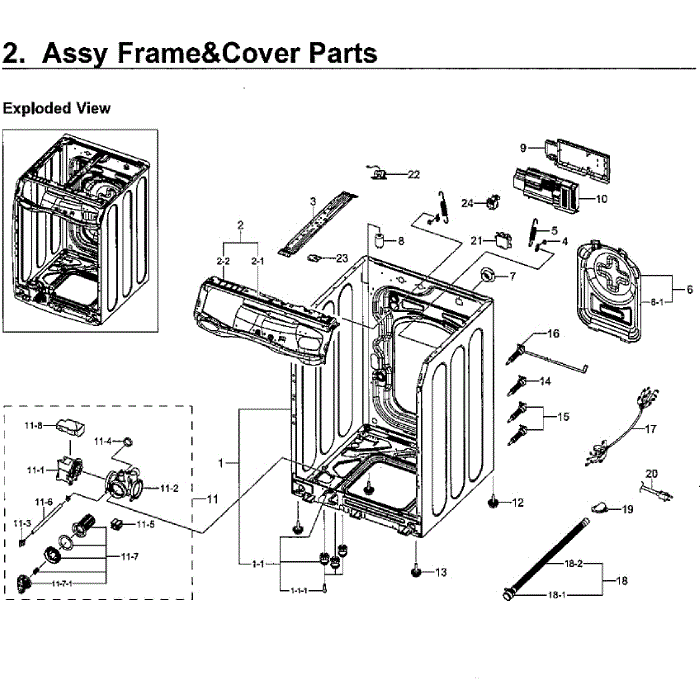 COVER CONNECTOR;PP,T2.5,HB,NATURAL,HASS DC63-01964A - OEM Samsung ...