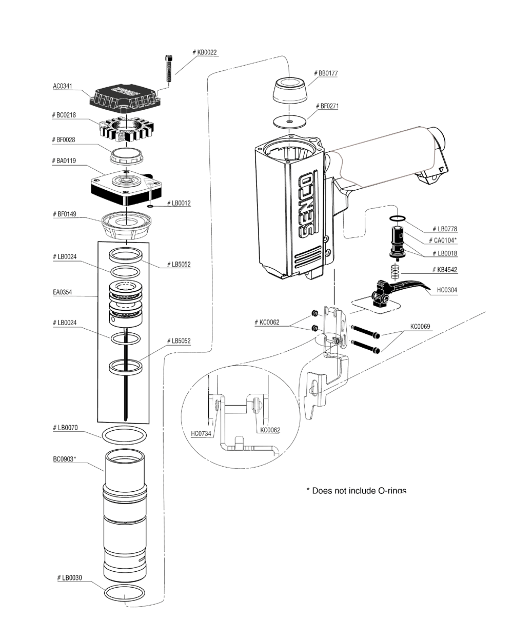 Piston/driver Assembly EA0354 - OEM Senco - eReplacementParts.com
