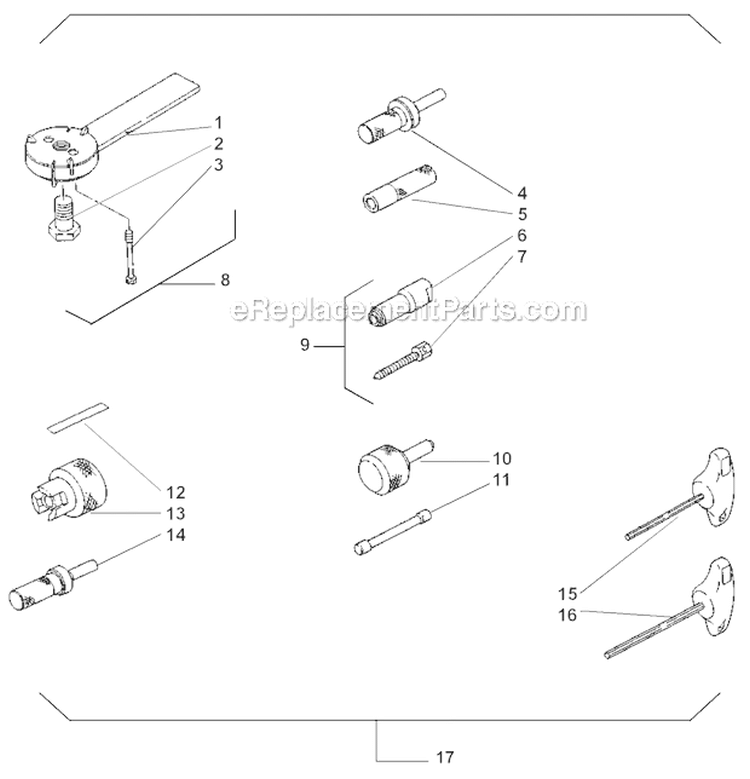 Service Tool Kit 22154-96000 - OEM Shindaiwa - eReplacementParts.com