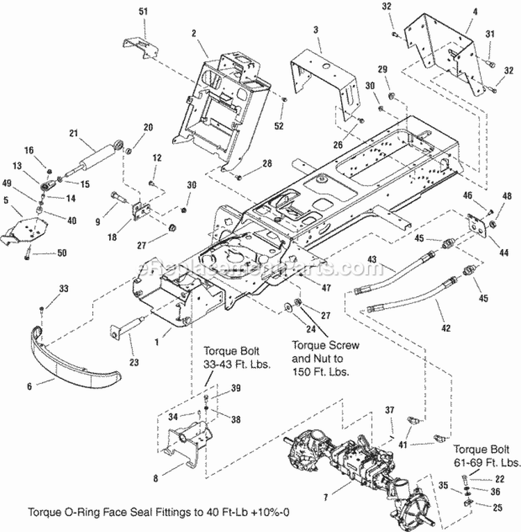 CYLINDER - HYDR STEER 1737058YP - OEM Simplicity - eReplacementParts.com
