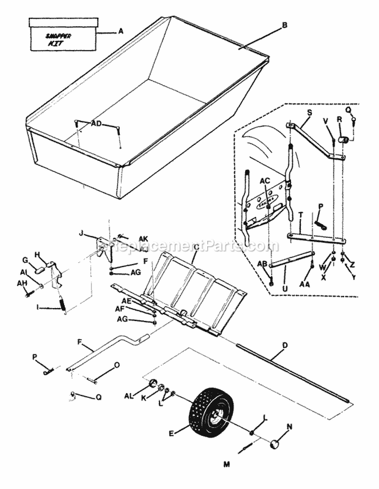 TONGUE CART 7031946YP - OEM Snapper - eReplacementParts.com