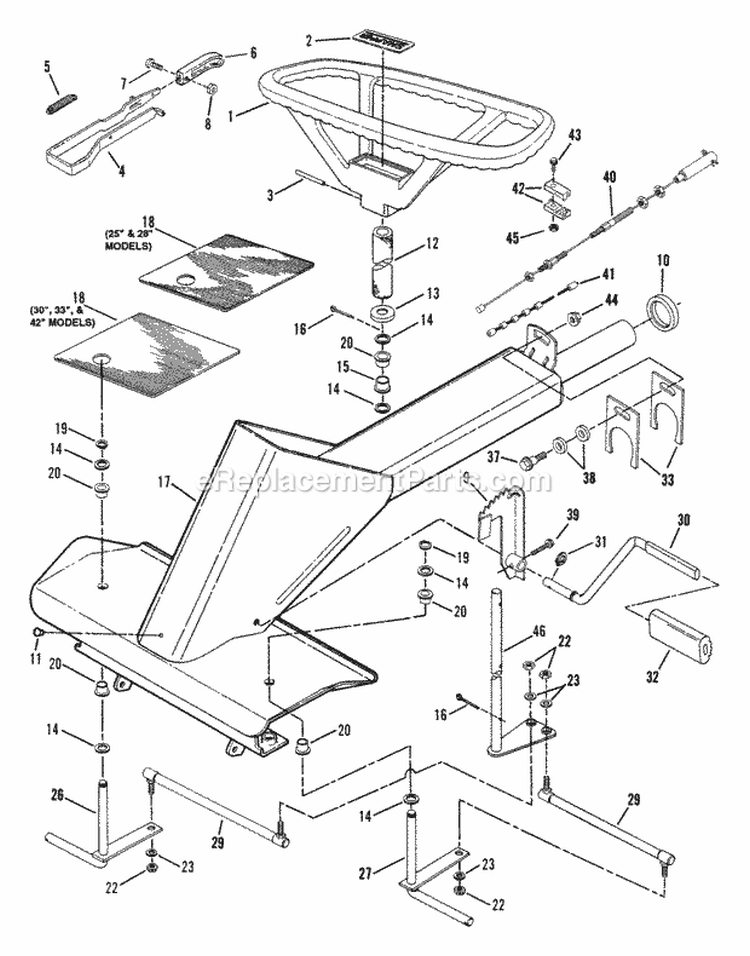 Steering Shaft, Wide 7041553YP - OEM Snapper - eReplacementParts.com