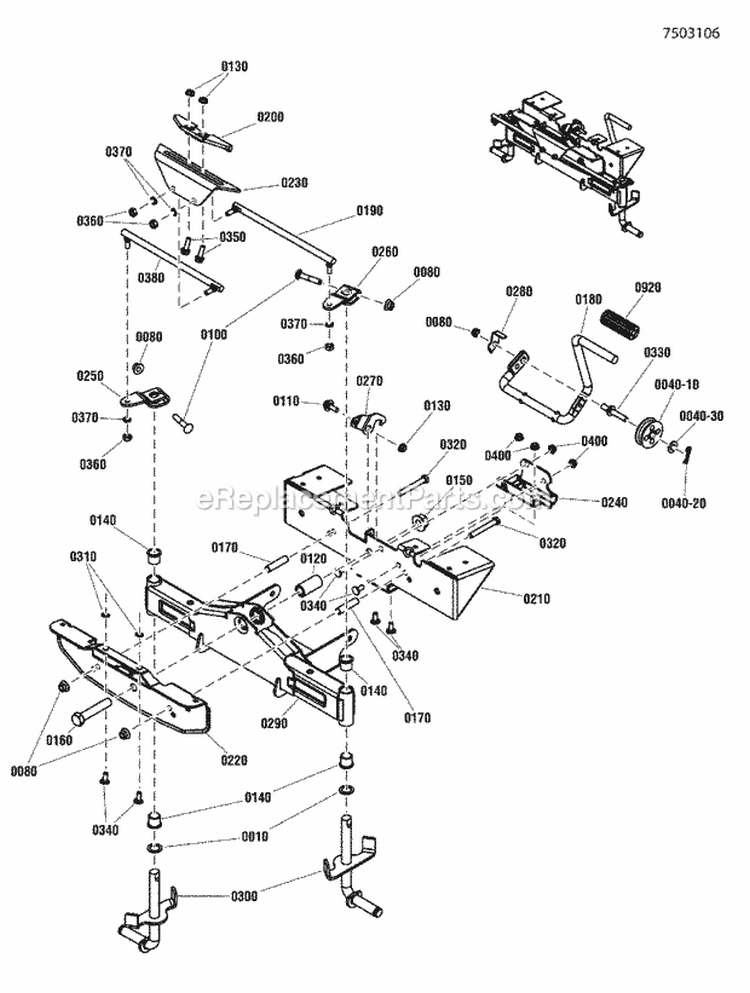 ARM, STEERING, LH 7301338BMYP - OEM Snapper - eReplacementParts.com