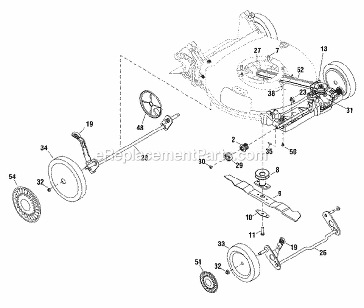 WHEEL, FRONT 703386 - OEM Snapper - eReplacementParts.com